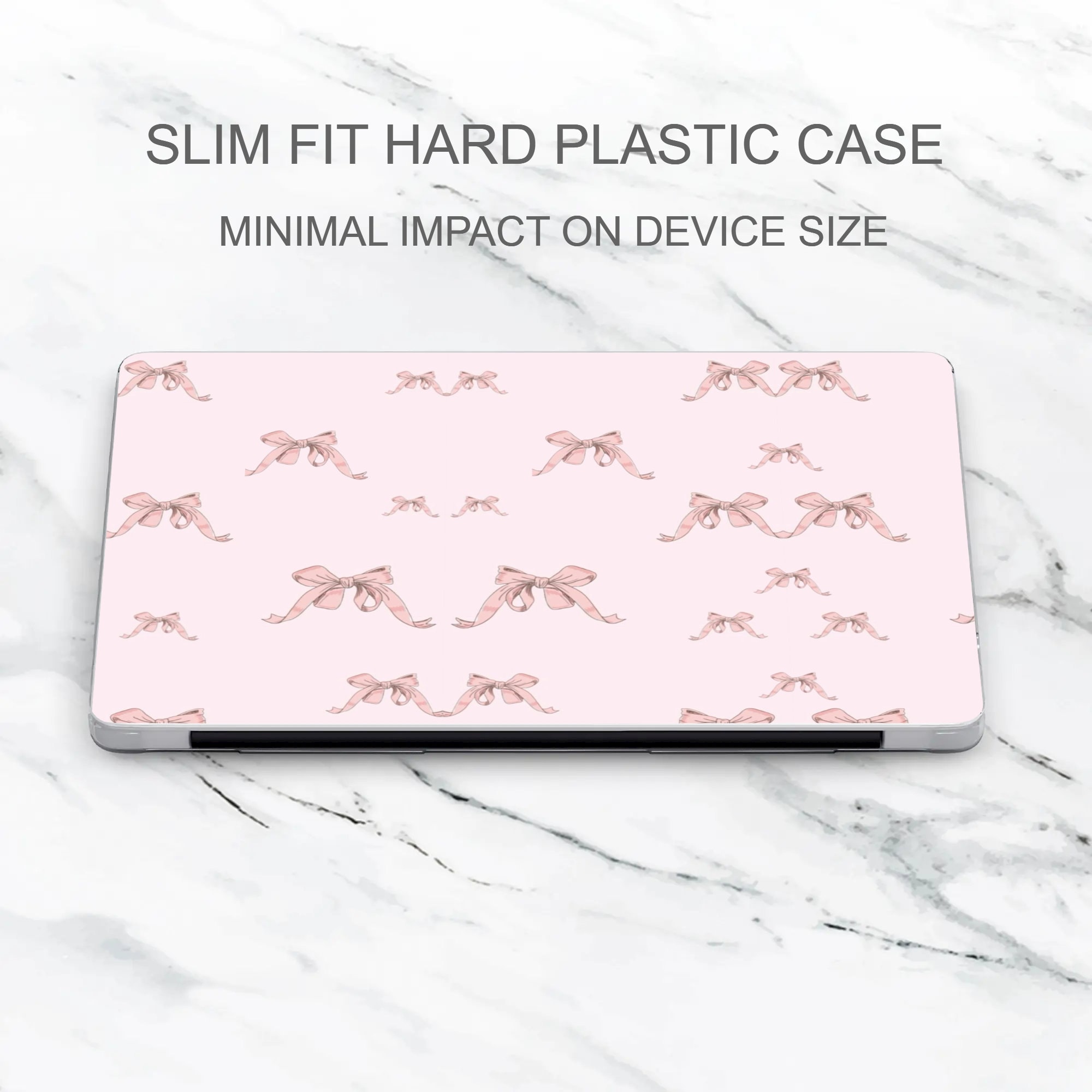 Cute Bow Mac Book Case Pink Bow Laptop Cover Ribbon Hard - Etsy