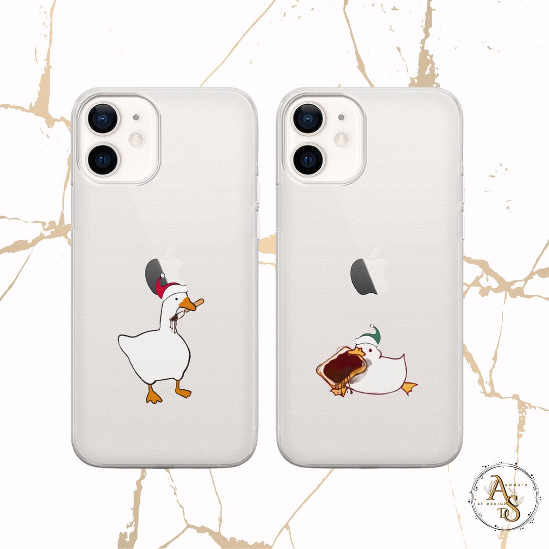Funny Duck Couple Matching Winter Phone Cases for Iphone, Samsung and ...