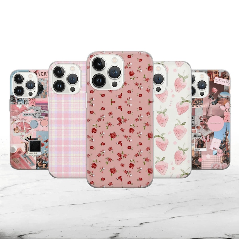 Pink Aesthetic Phone Cases - Etsy