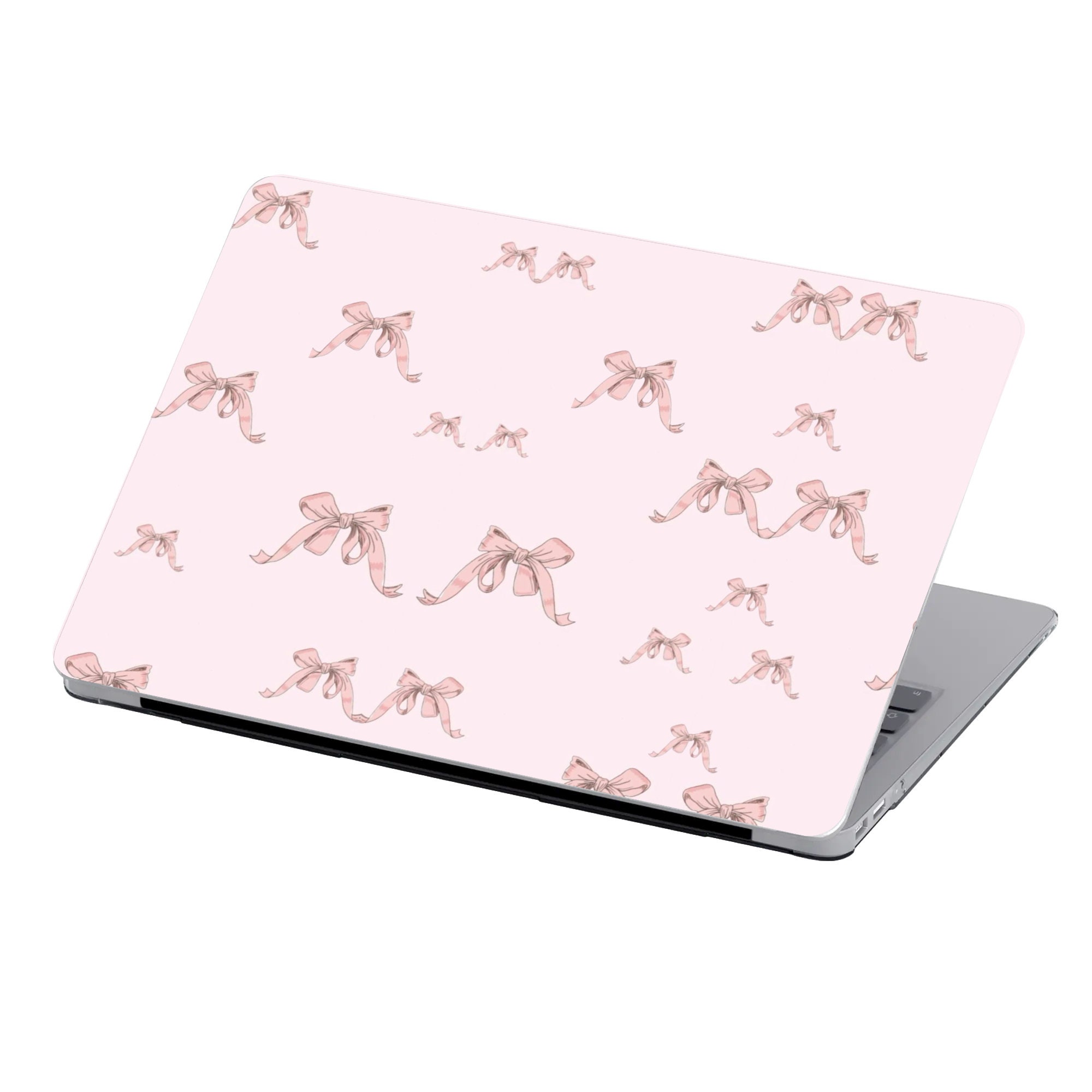 Cute Bow Mac Book Case Pink Bow Laptop Cover Ribbon Hard - Etsy