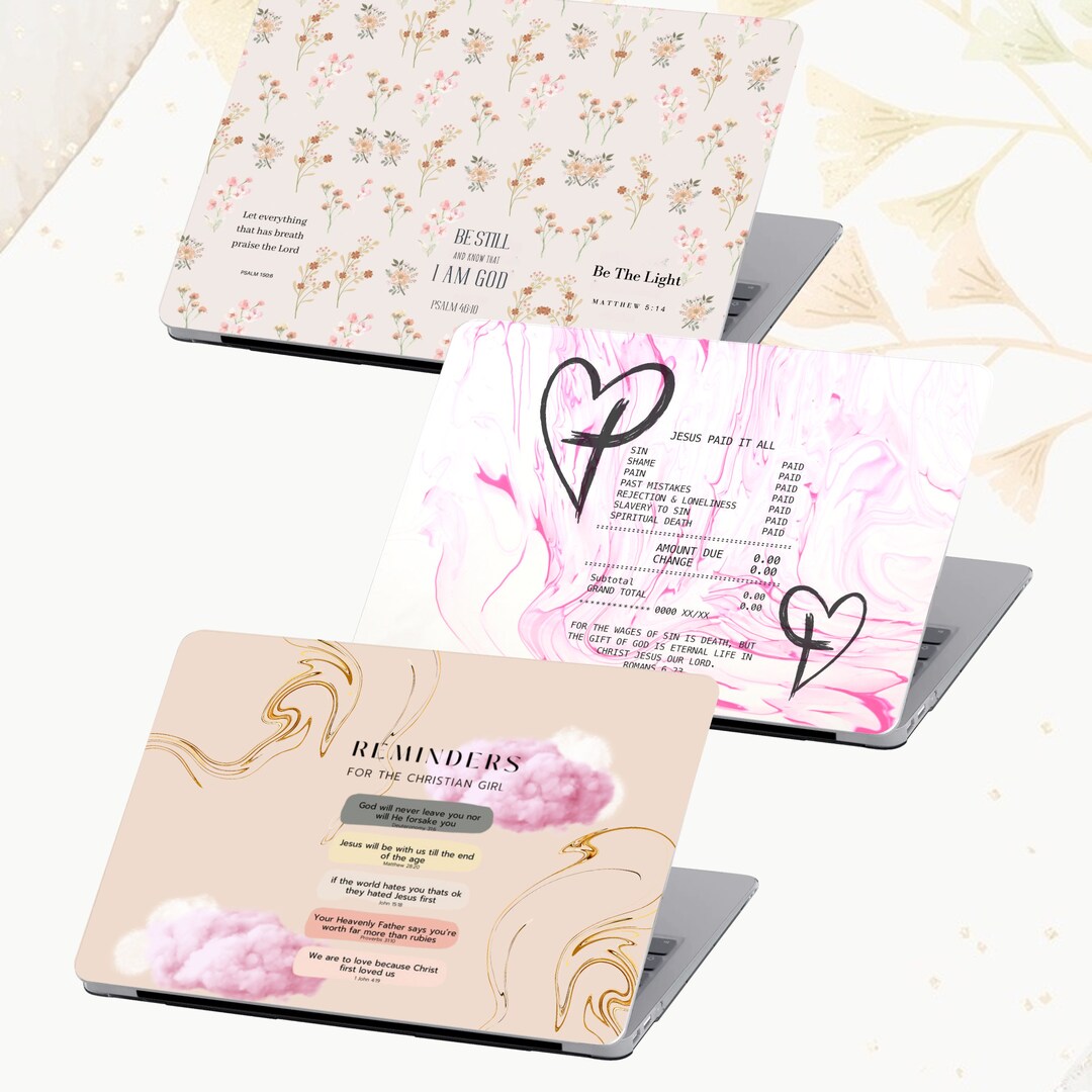 Bible Verses Mac Book Case Prayer Laptop Cover, Scripture Hard Bumper ...