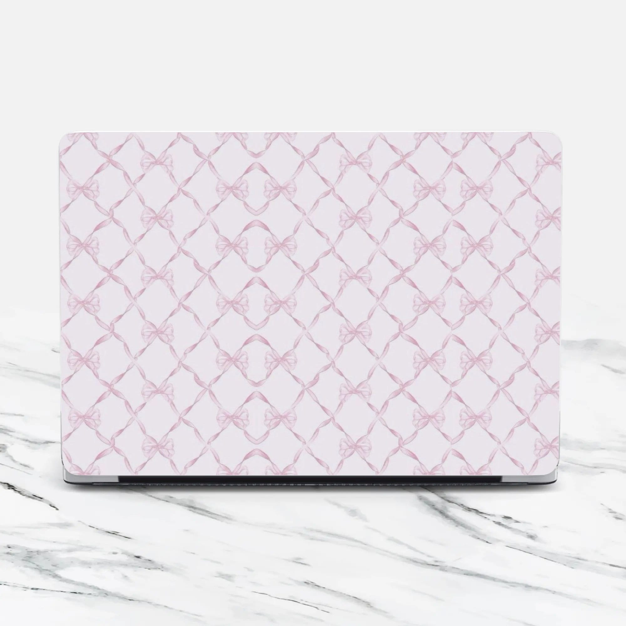 Cute Bow Mac Book Case Pink Bow Laptop Cover Ribbon Hard - Etsy