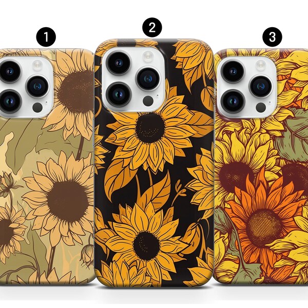 Sunflower Phone Case - Etsy