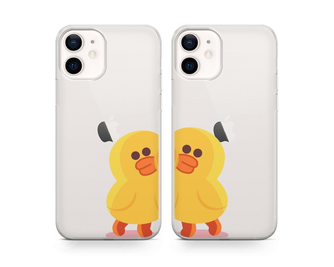 Cute Duck Couple Matching Phone Cases iPhone 15, 14, 13, 12 Pro, 11, Xs ...