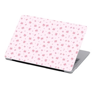 Cute Bow Mac Book Case Pink Bow Laptop Cover, Ribbon Hard Bumper ...