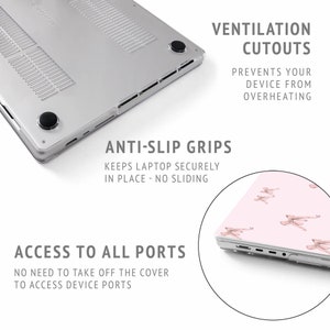 Cute Bow Mac Book Case Pink Bow Laptop Cover, Ribbon Hard Bumper ...