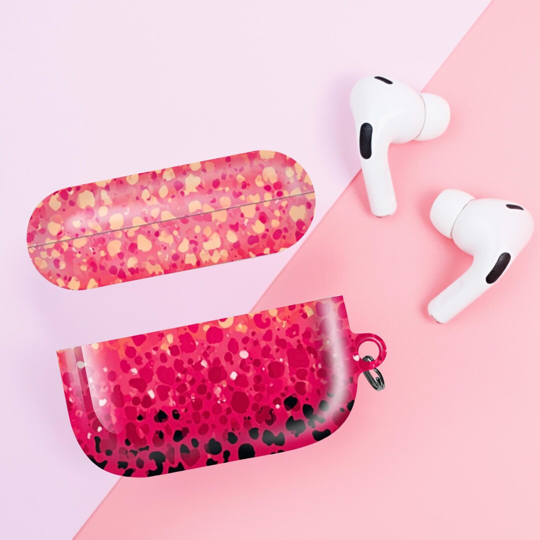 Cherry Leopard AirPod Case Animal Print Cover Fits for Airpods - Etsy