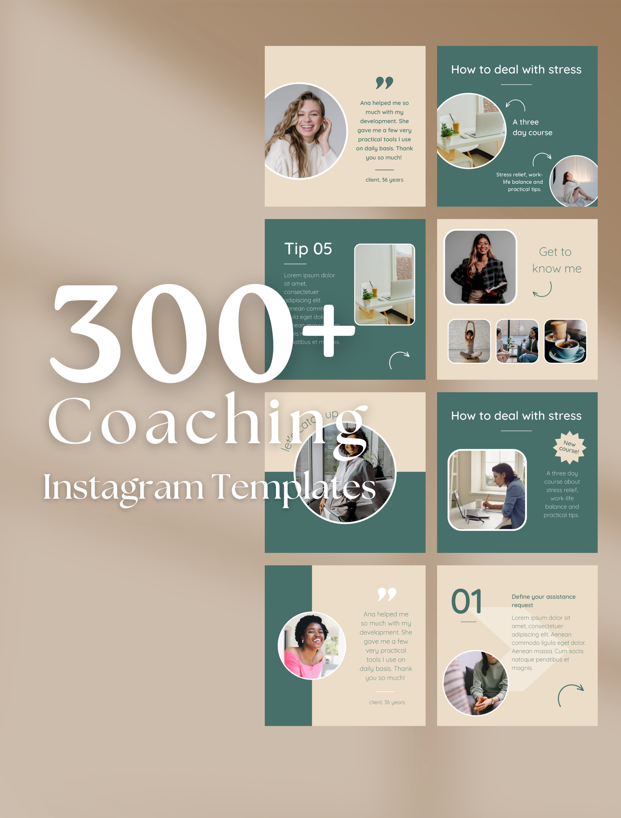 Coaching Instagram Templates Life Coach Social Media Templates Coach ...