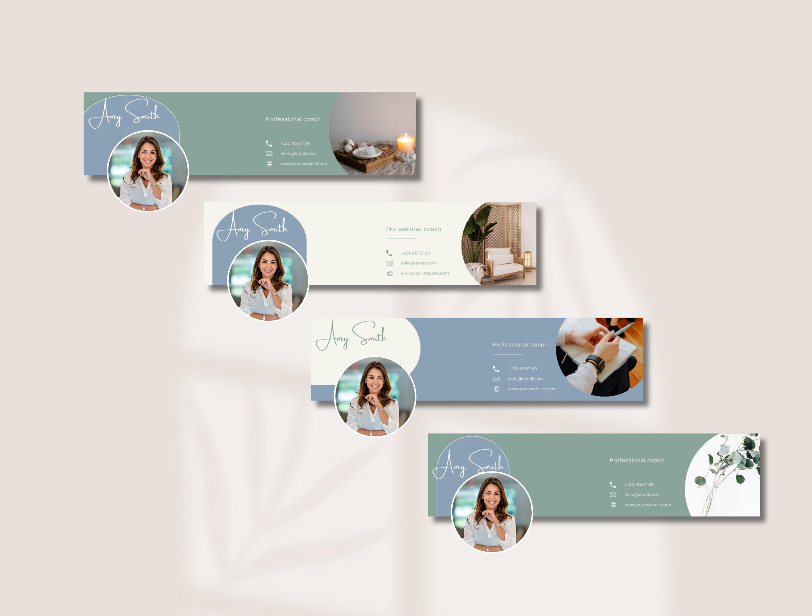 Editable Professional Linkedin Banner, Linkedin Banner With Contact ...