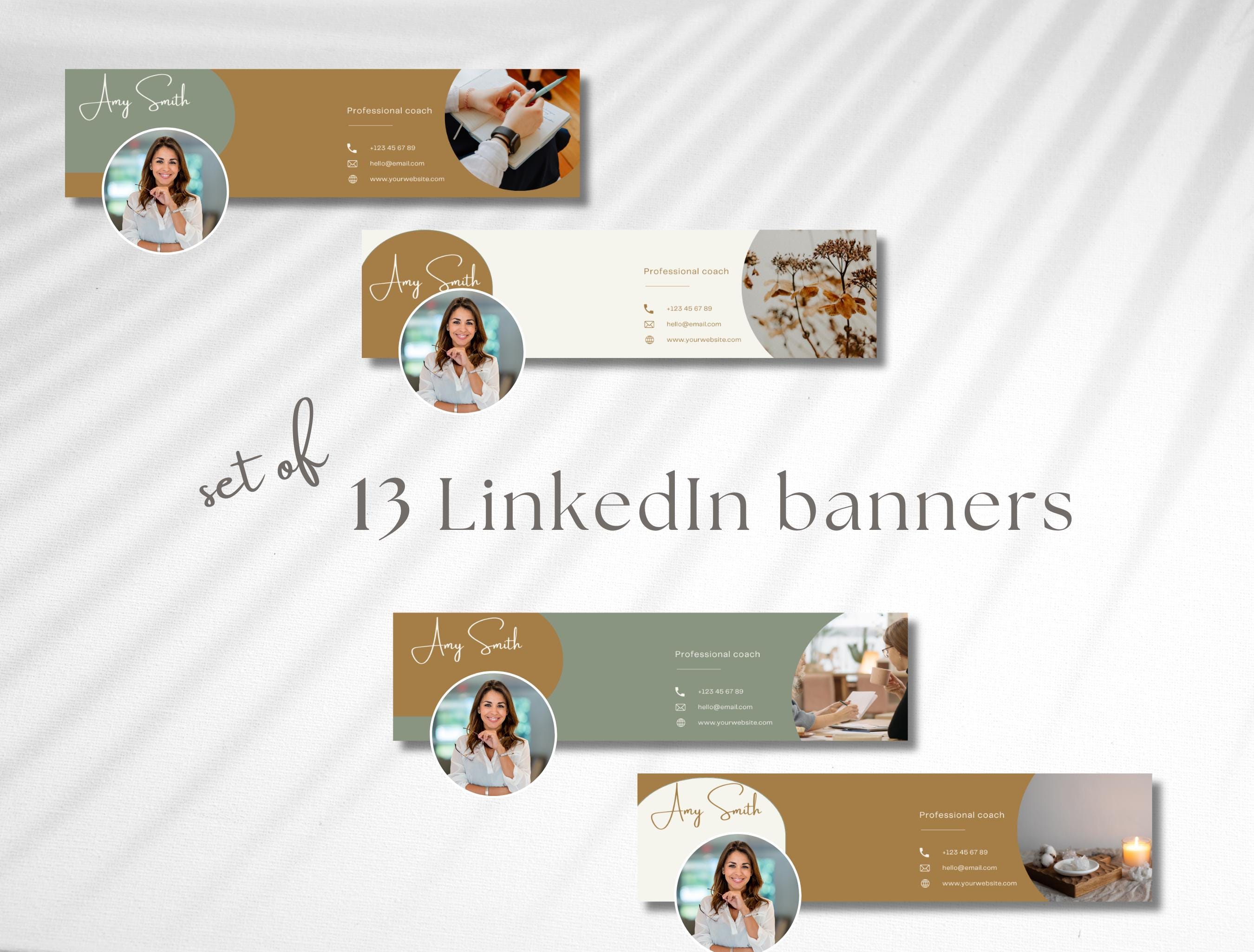 Professional Linkedin Banner Canva Linkedin Template Editable Linkedin ...