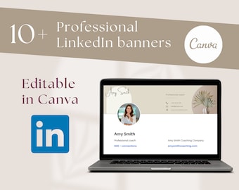 Linkedin Banner Canva, Linkedin Banner Templates, Editable Linkedin ...
