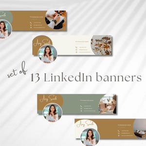 Elegant Linkedin Banner Linkedin Template Editable Linkedin Banner ...