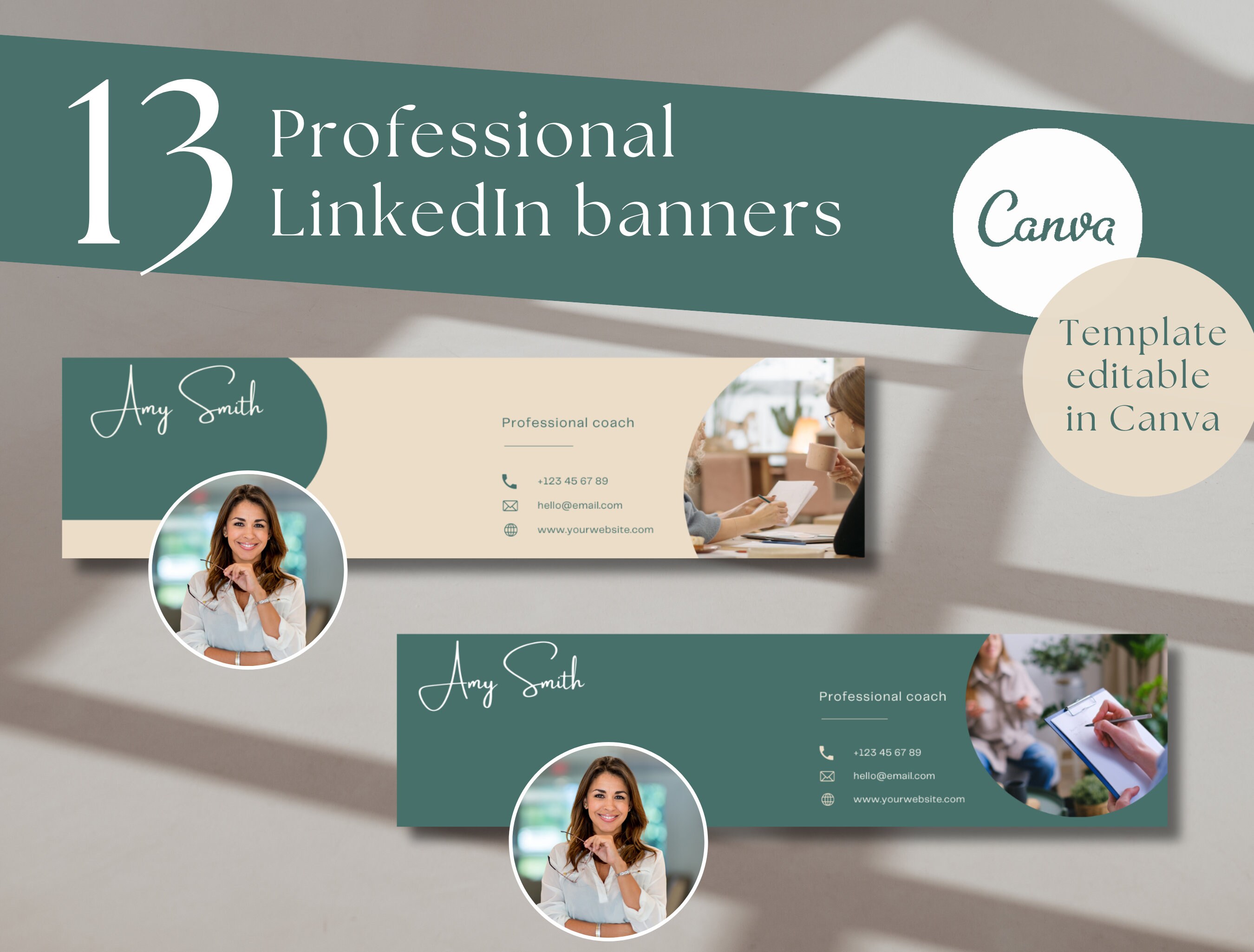 Linkedin Banner Canva, Linkedin Banner Templates, Editable Linkedin ...