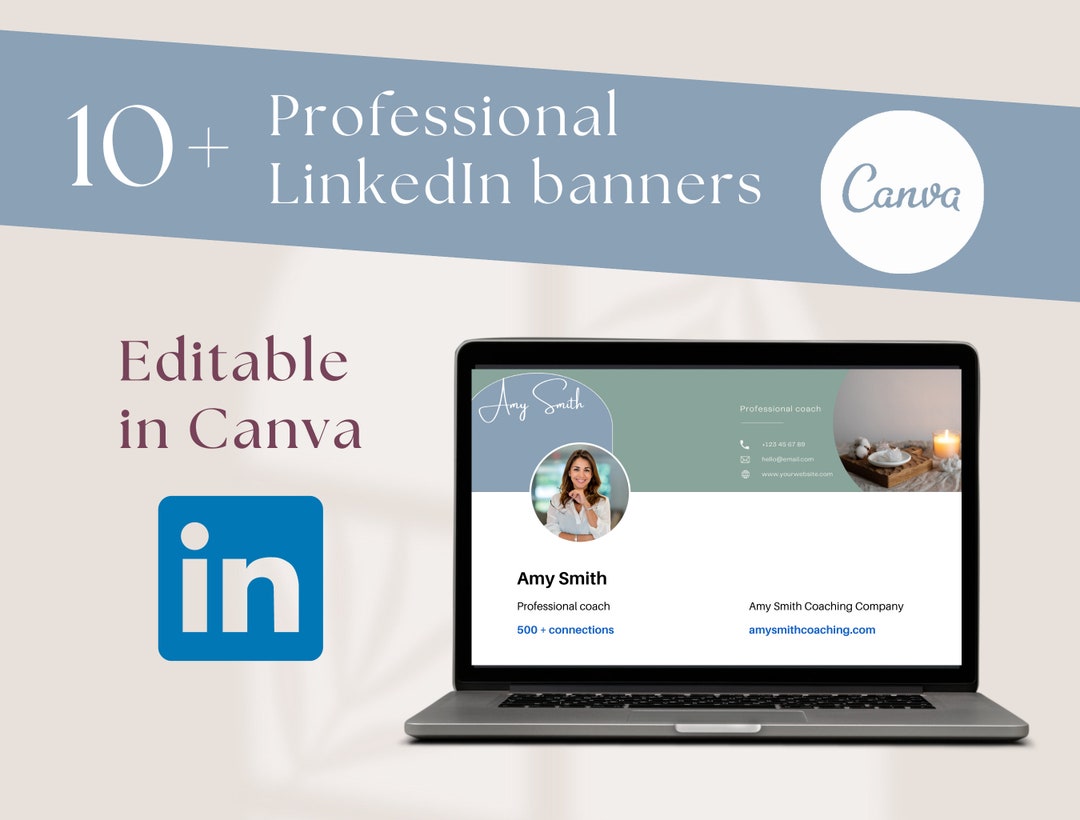 Linkedin Header Linkedin Bundle Template Linkedin Banner Professional ...
