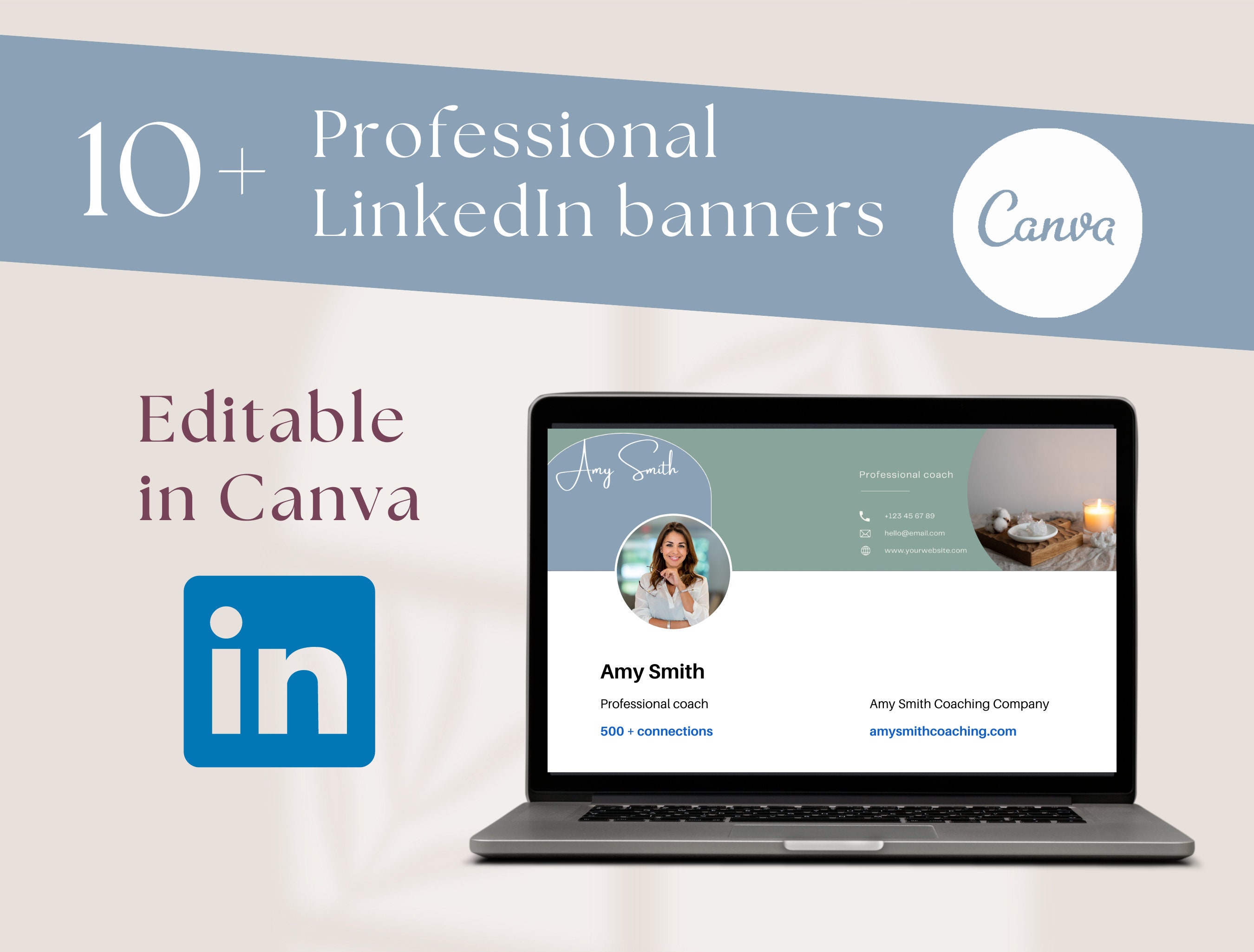 Linkedin Header Linkedin Bundle Template Linkedin Banner Professional ...