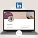 Editable Professional Linkedin Banner, Linkedin Banner With Contact ...