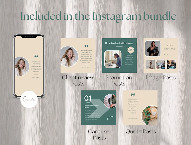 Mindset Coach Template Instagram Coaching Template Canva Coaching ...