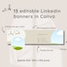 Linkedin Header Linkedin Bundle Template Linkedin Banner Professional ...