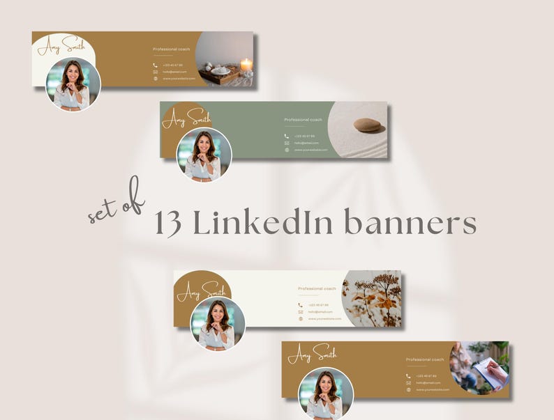 Elegant Linkedin Banner Linkedin Template Editable Linkedin Banner ...