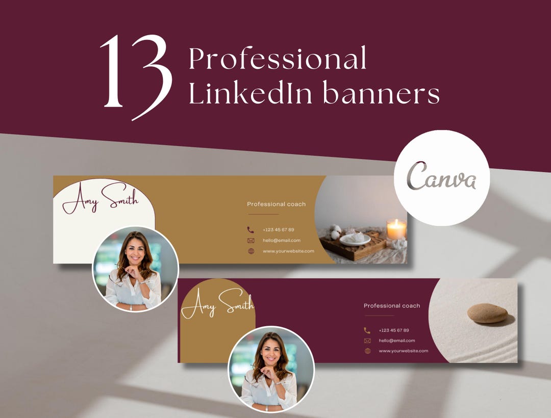 Linkedin Cover Template Minimal Linkedin Template Editable Linkedin ...