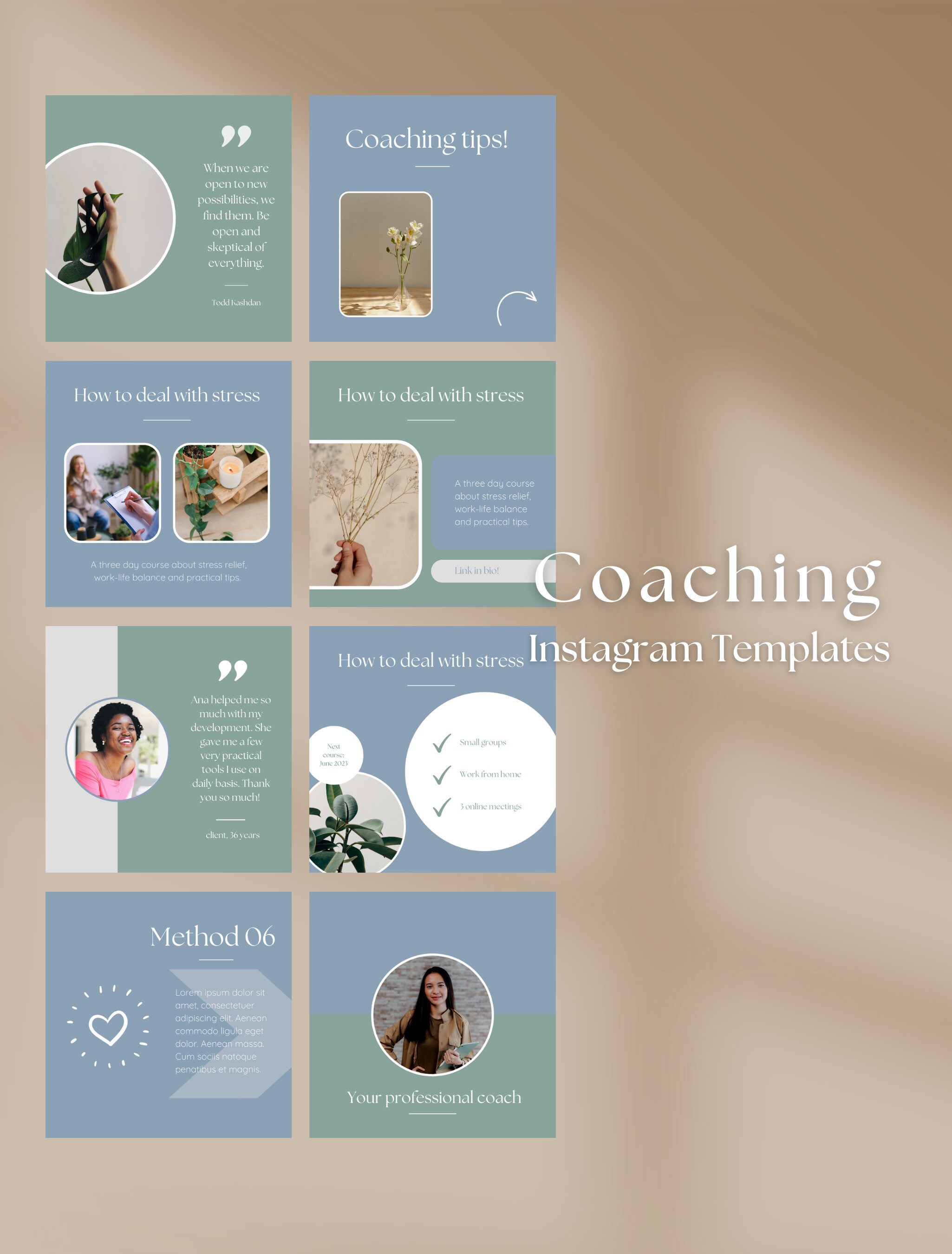 Coach Template Bundle Canva Coaching Bundle Instagram Coach Template ...