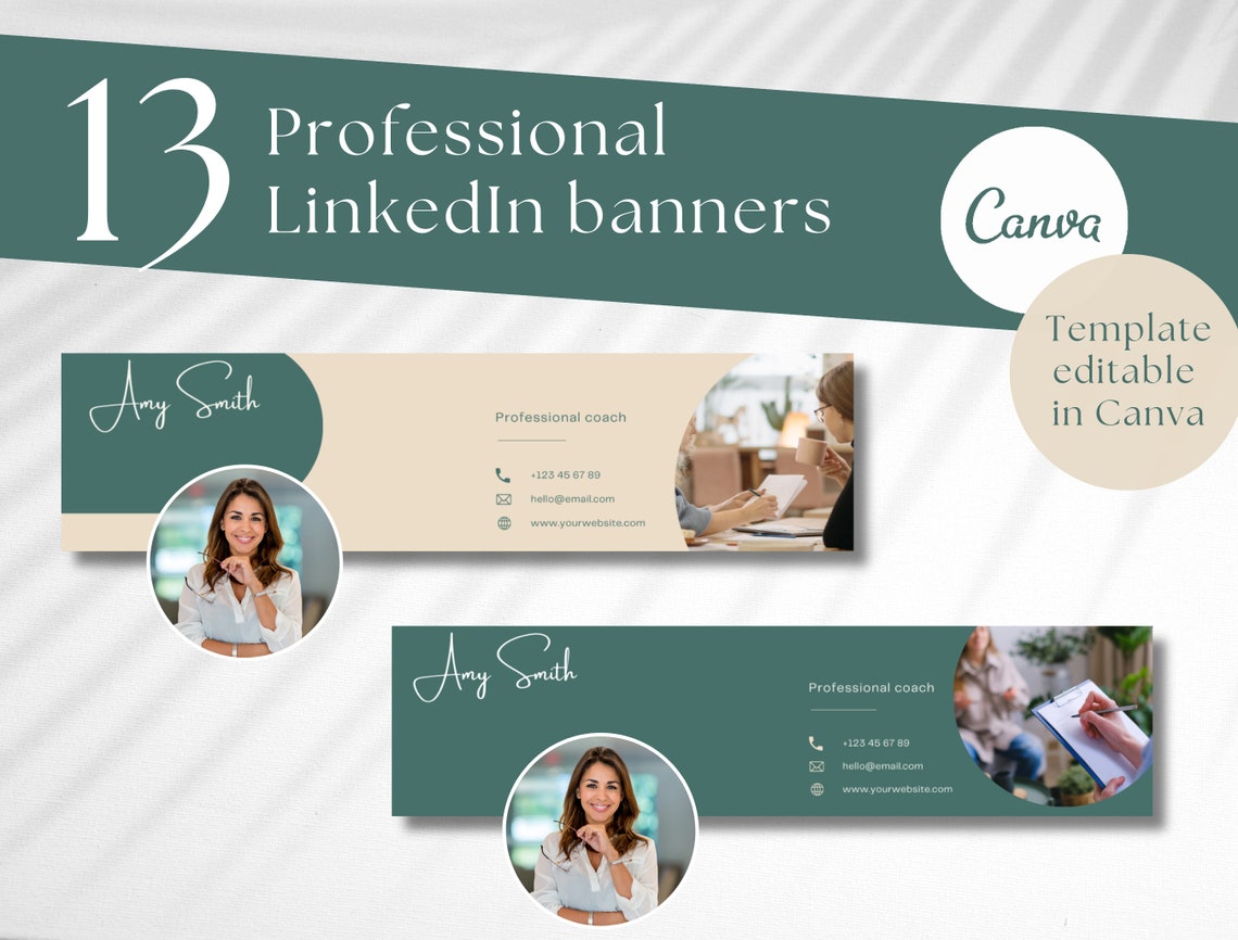 Linkedin Banner Canva, Linkedin Banner Templates, Editable Linkedin ...