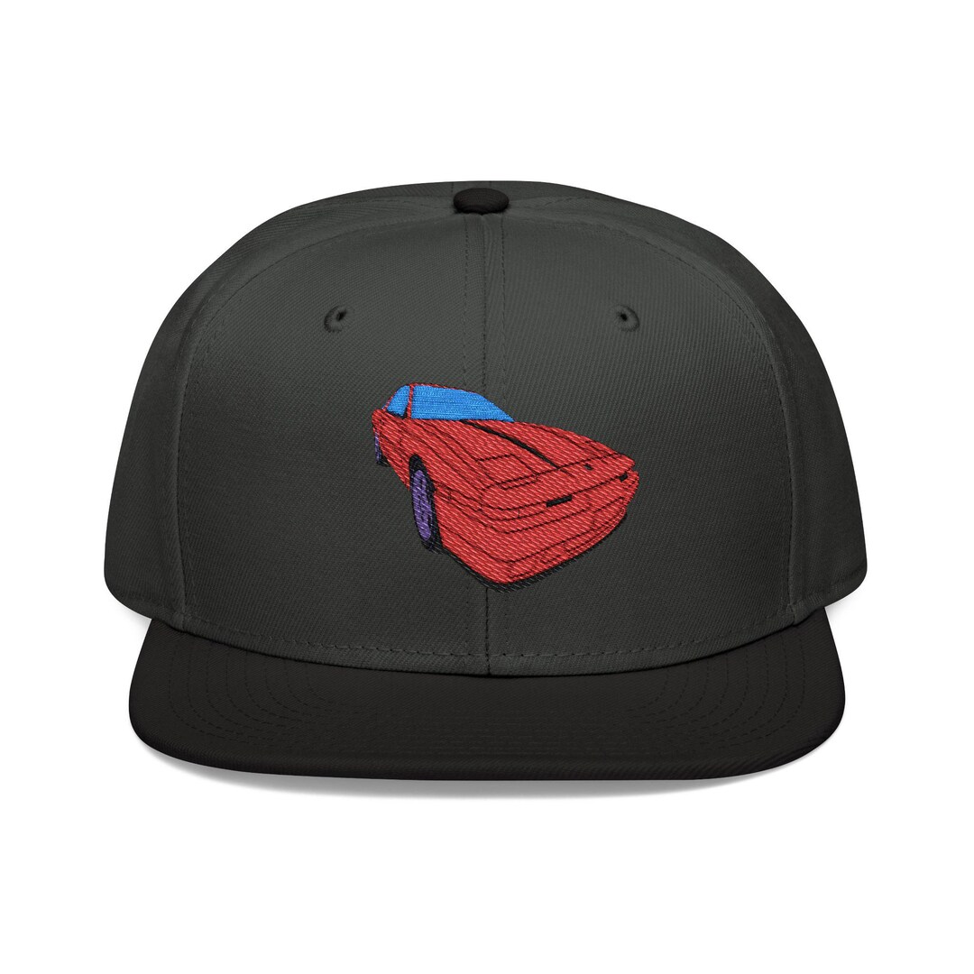 Embroidered Snapback Cap, Toyota Supra MK3 SQE Design, Custom Hat, Car ...