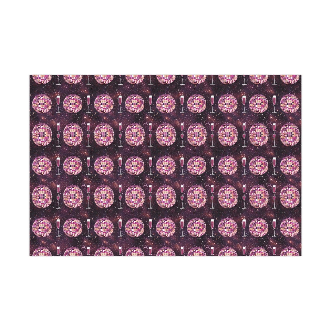 Disco Ball Gift Wrap Papers, Fun Wrapping Paper for Parties, Birthday ...