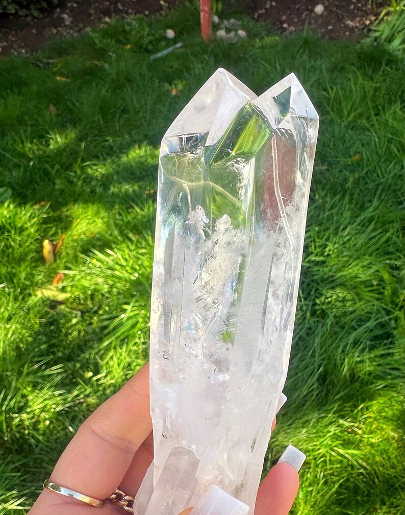 Divine Union Beautiful Large Polished Tween Lemurian Seed Crystal Master Healer Quartz Ascension ...