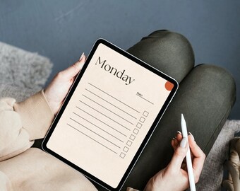 Minimalist Daily Planner Printable Daily Schedule Planner - Etsy