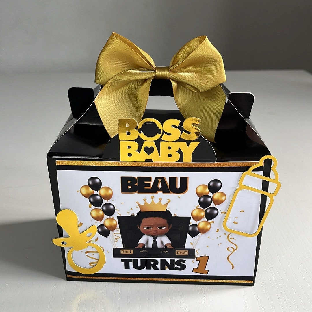 BOSS BABY BOY 3D Party Boxscustom Birthday Partygable Boxes - Etsy