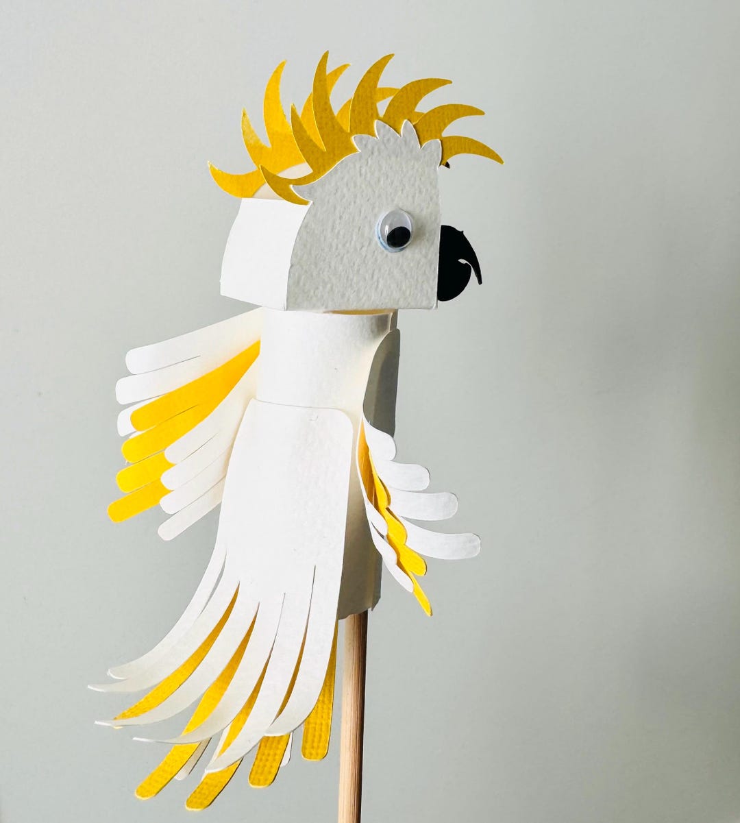 Cockatoo Cake Topper, Paper Toy Printable SVG File, Cricut- INSTANT ...