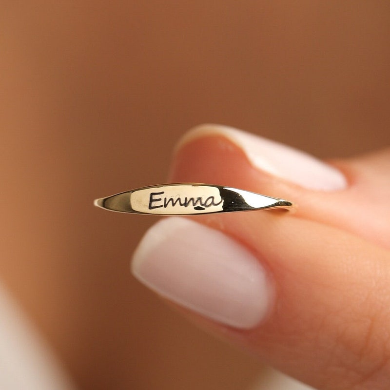 Name Ring - Etsy