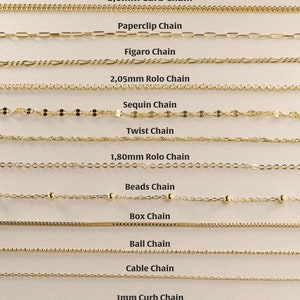 14k Gold Name Necklace, Custom Name Necklace, Personalized Name ...