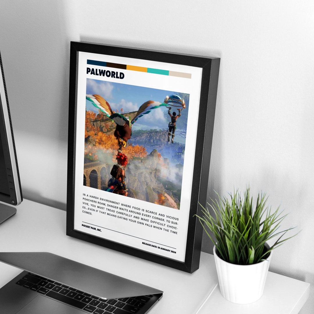 Palworld Printable Poster, Survival Game Print 3 Sizes Inside - Etsy ...