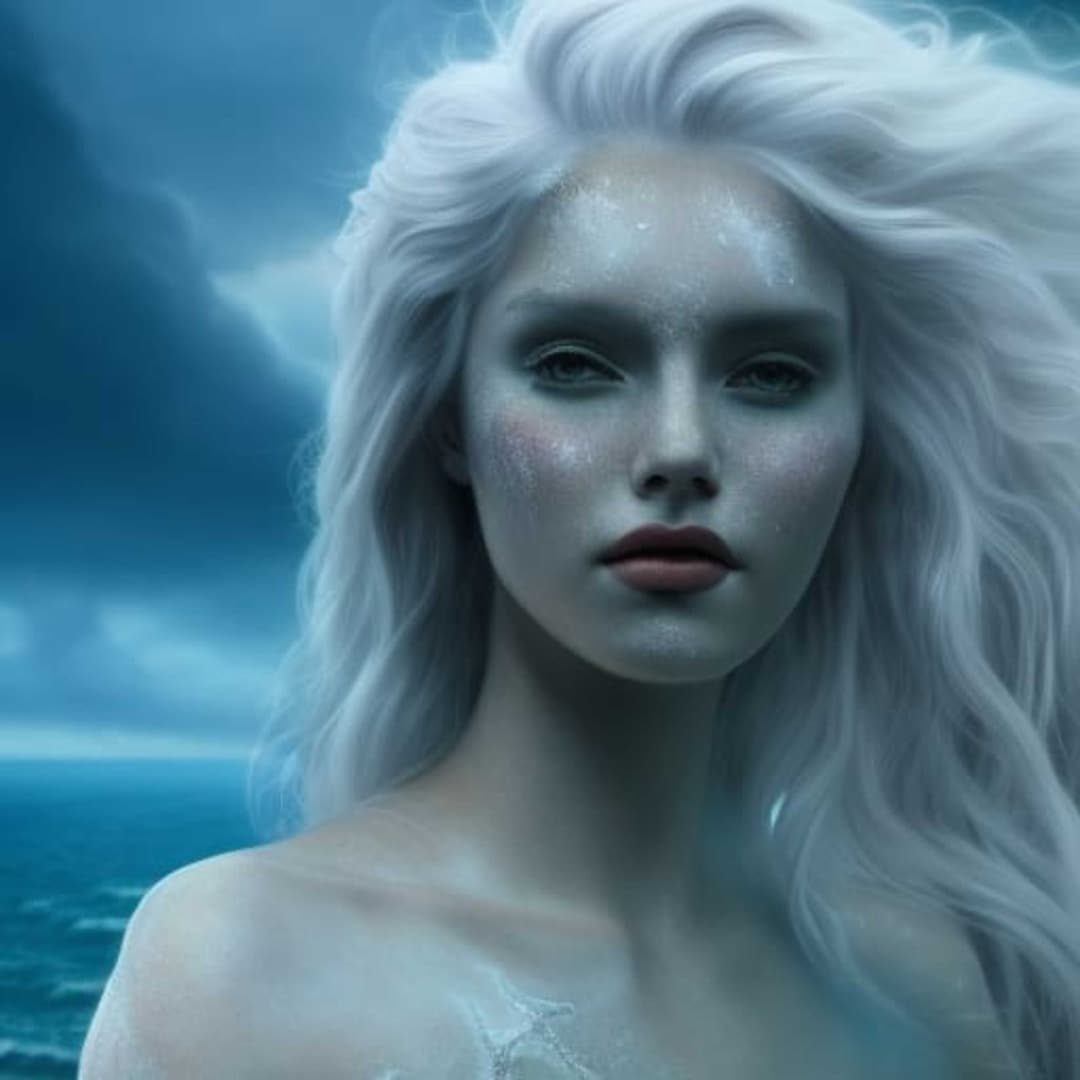 Portrait of a Mermaid, a Siren Under Water for Digital Download - Etsy