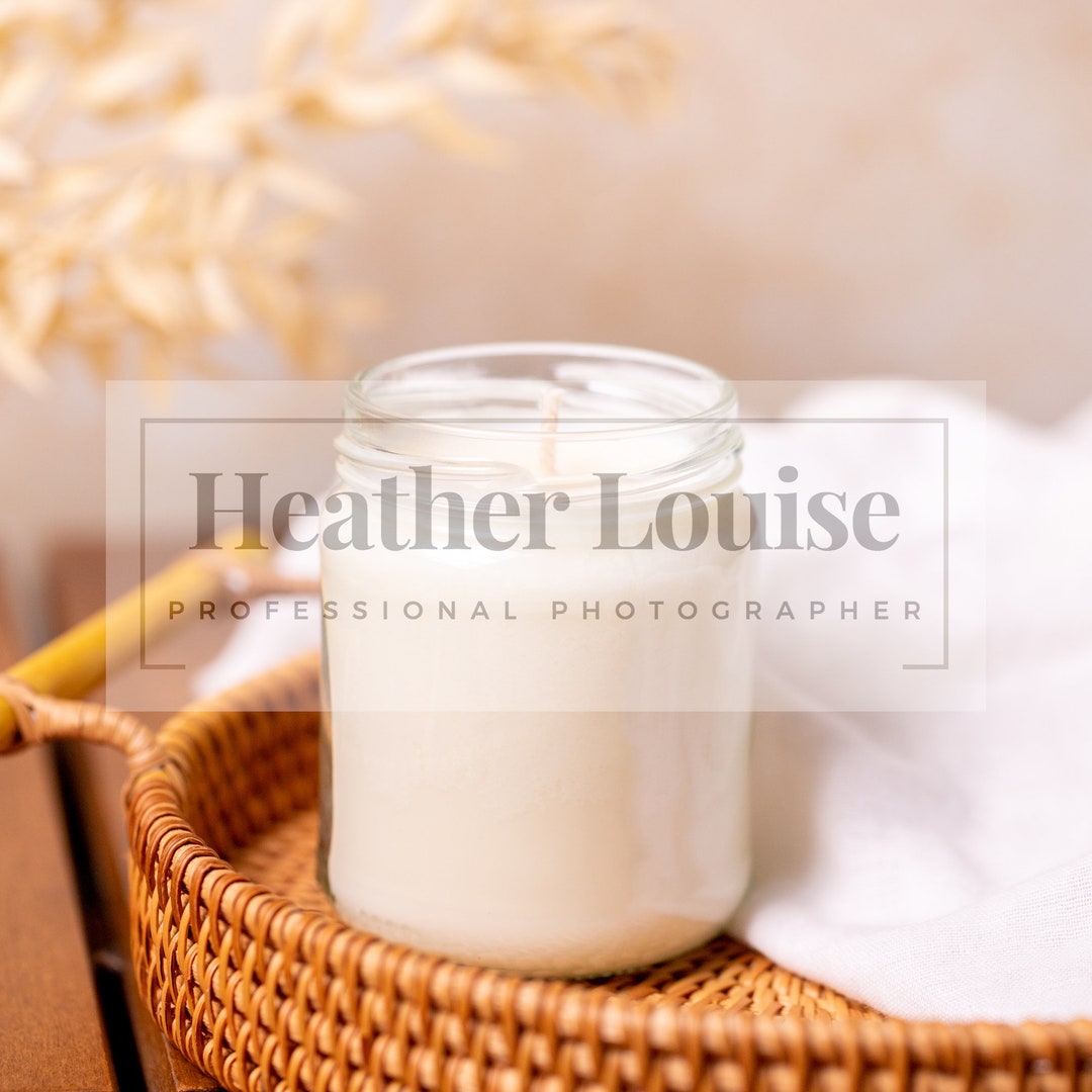 Blank White Candle Mock Ups Mockup Candle Images for Download - Etsy
