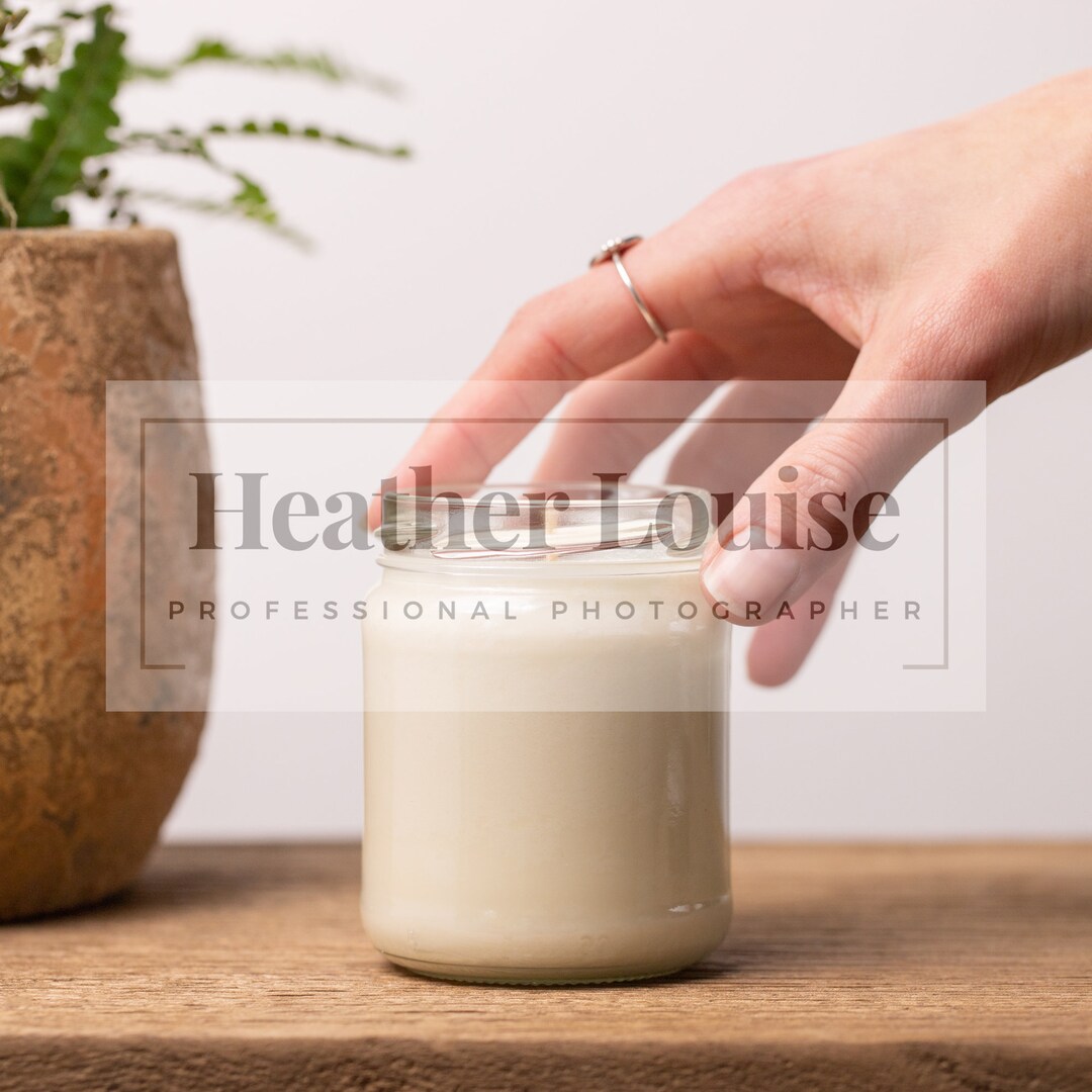 Blank White Candle Mock up Images Lifestyle Candle Mockup Photography ...