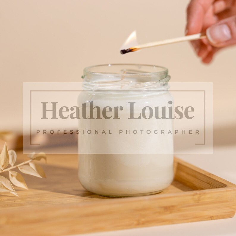 Blank Candle Mock up Photography Lifestyle Mockup Images - Etsy