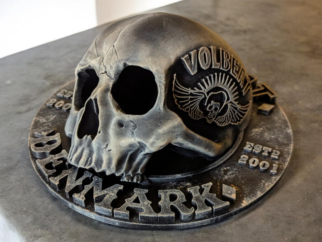 VOLBEAT Skull Rock Band Wall Hanging Bar Ornament - Etsy