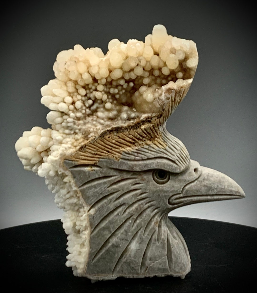 Gorgeous Stalactite Quartz Bird - Hand Carved - Eagle - High Quality - Etsy
