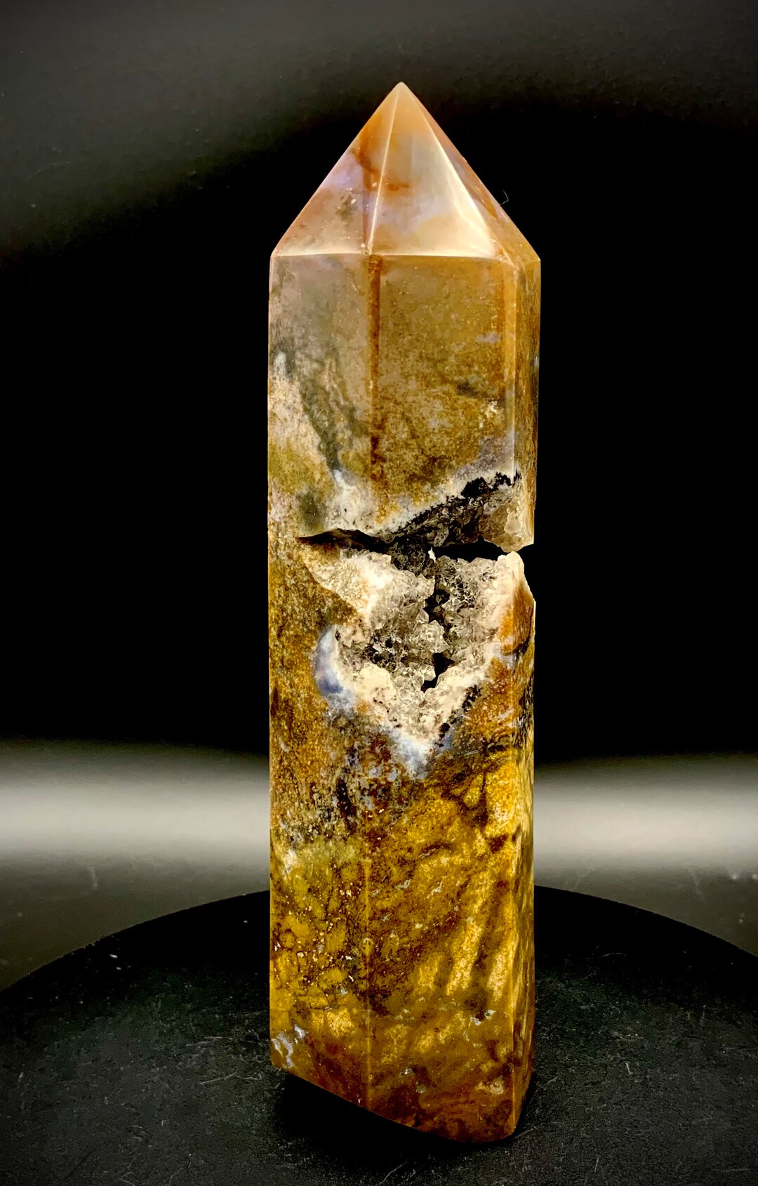 Rare Druzy Ocean Jasper Tower - 2 Lbs! - Etsy