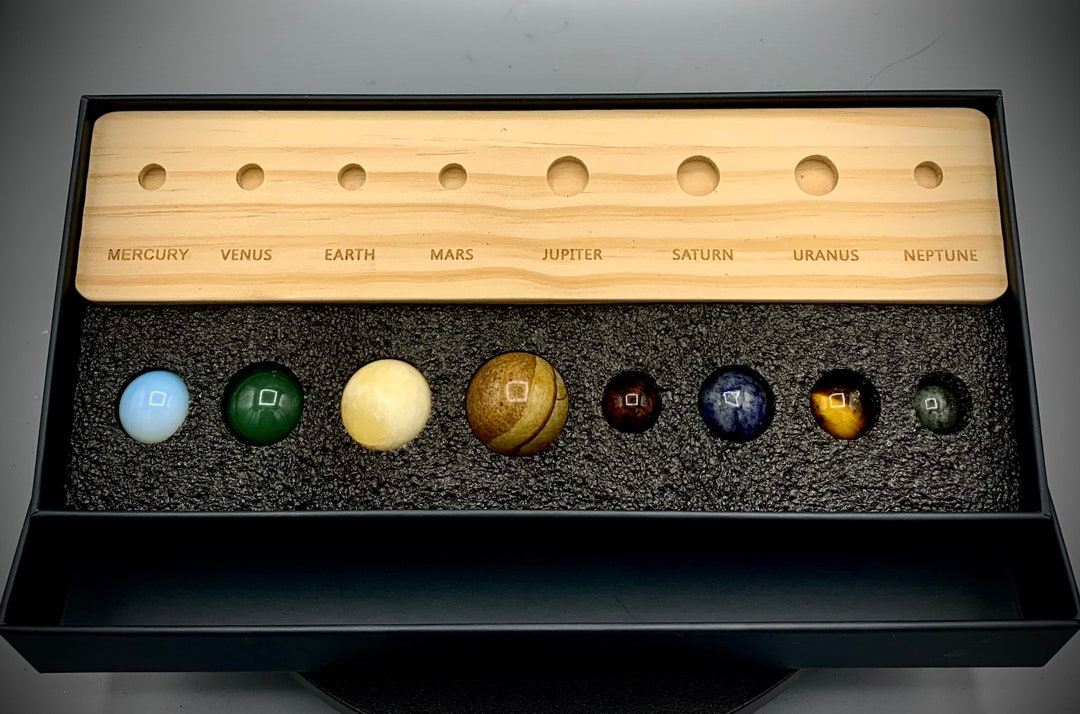 Crystal Solar System Set Includes Gift Box - Etsy