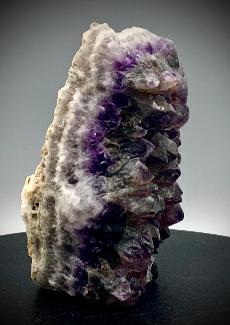 Raw Dream Amethyst Cluster Slab - Natural Green Amethyst Inclusions - 2 ...