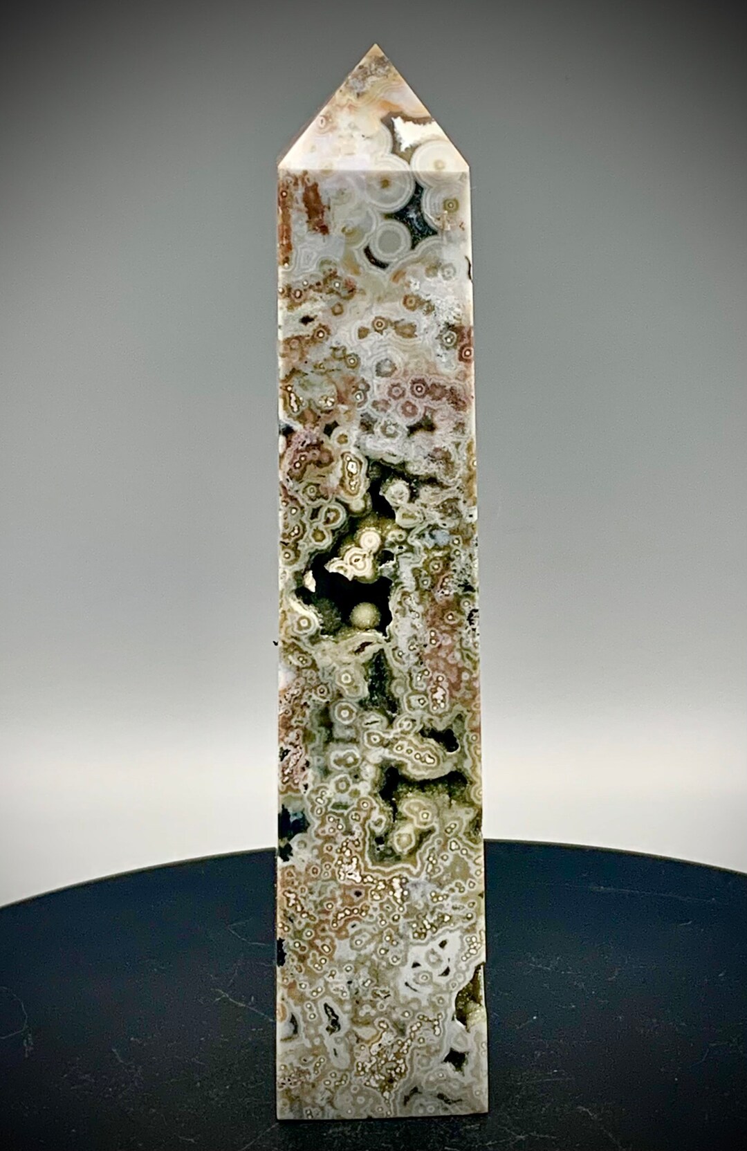 8th Vein / Orbicular Ocean Jasper Tower - Madagascar - High Quality ...