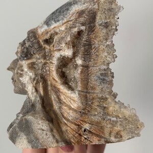 Indian Chief - Hand Carved - Raw Quartz Crystal Cluster Points - Druzy ...