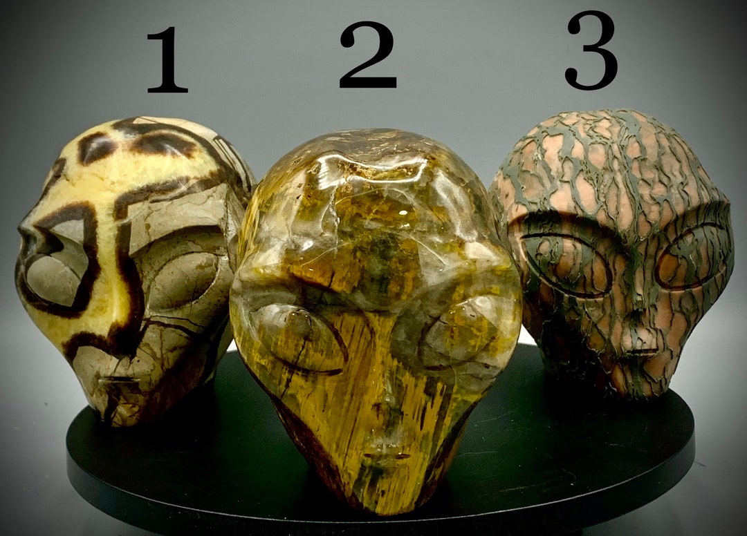 Stunning High Quality Alien Heads - Hand Carved - Pick Your Favorites ...