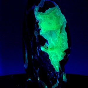 Volcano Agate Freeform With Incredible and Rare Blue Boytroidal Druzy ...