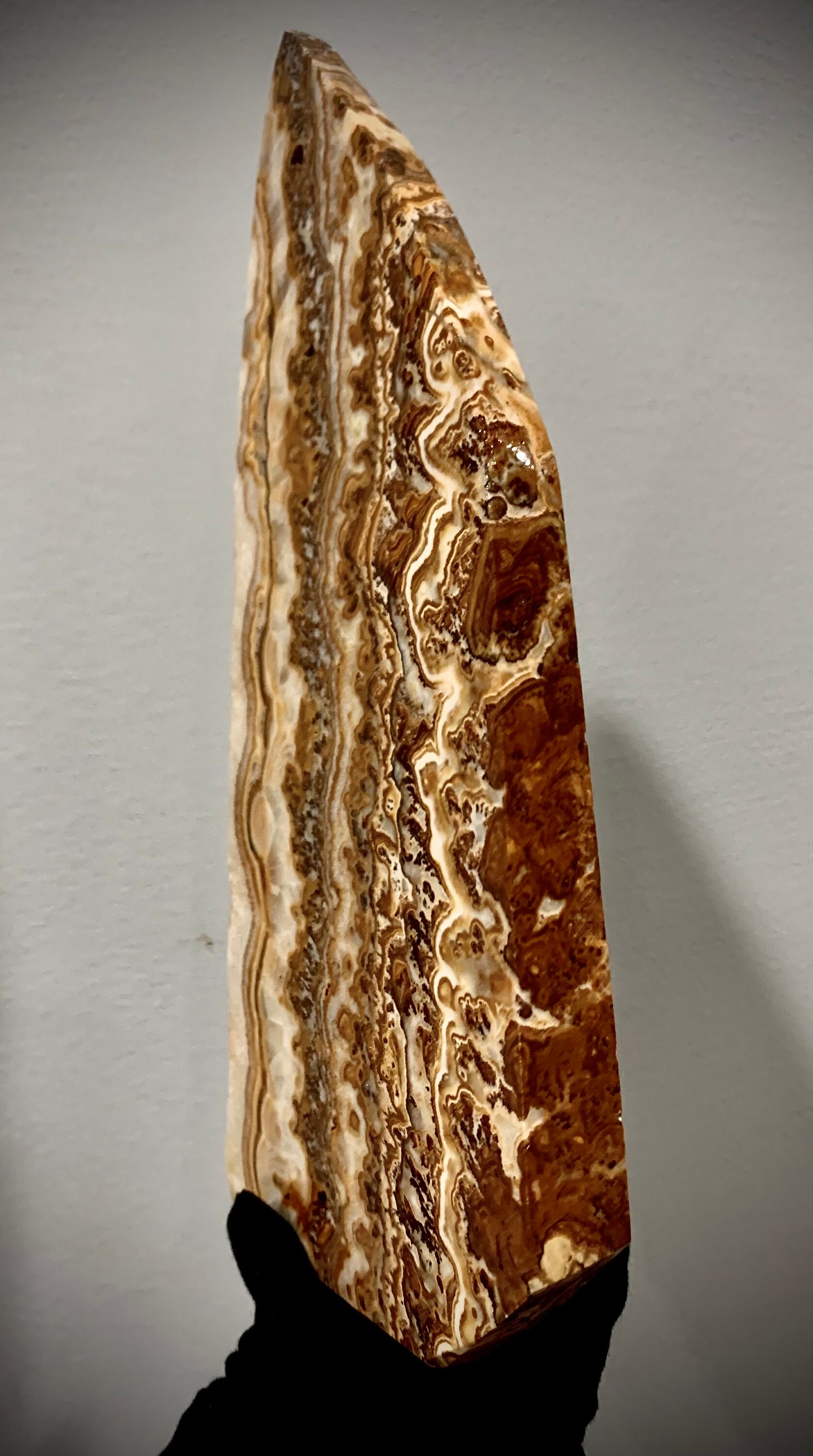 Dendritic Banded Calcite Slab With Raw Edge - Pick Your Favorite! - Etsy