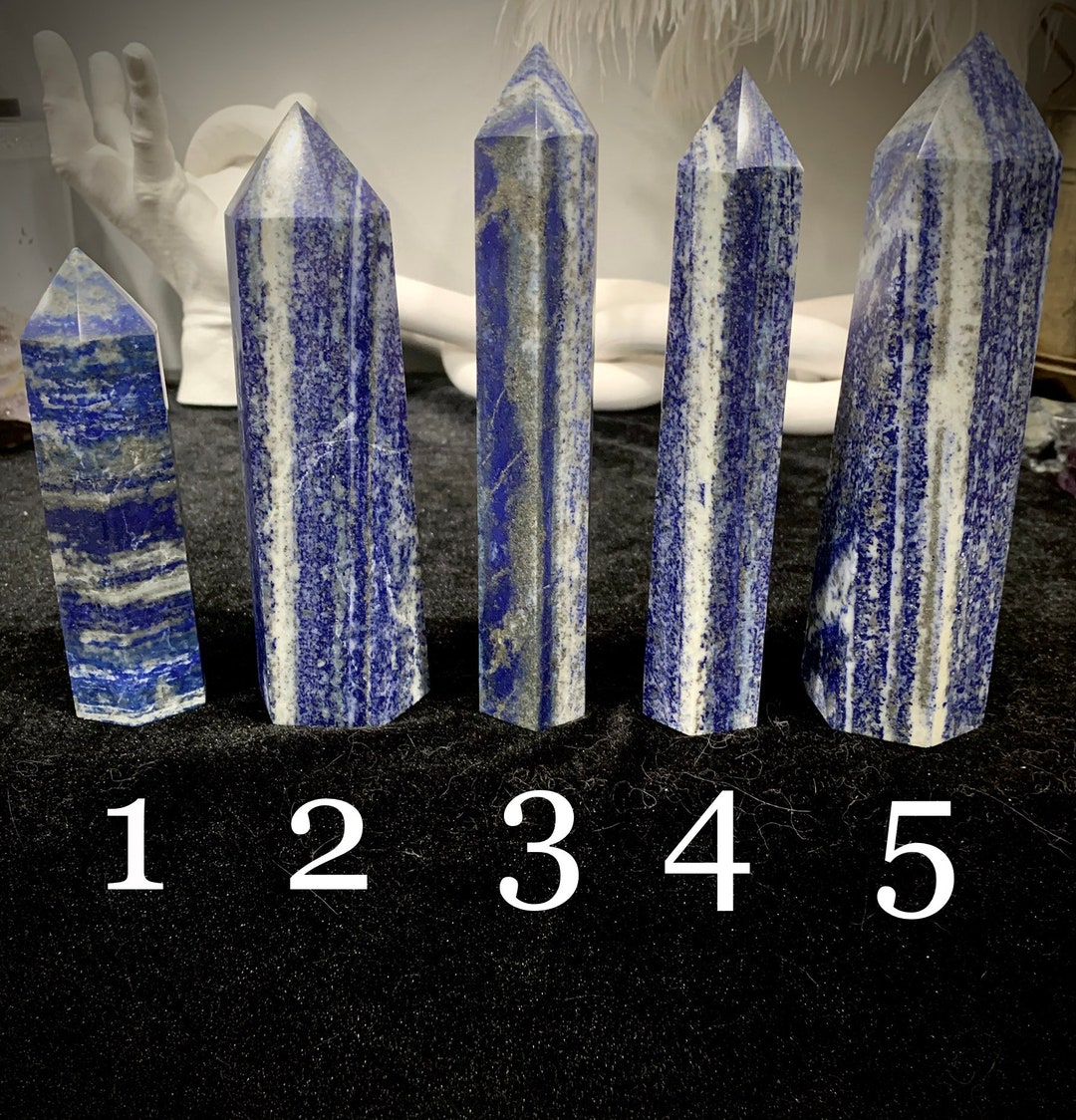Large Lapis Lazuli Towers - Pyrite Inclusions Throughout! - Pick Your ...